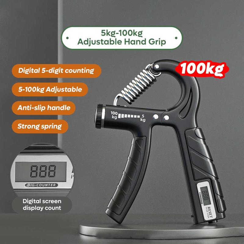 5kg-100kg Adjustable Hand Grip Gripper Fitness Hand Exercise - TikTok ...
