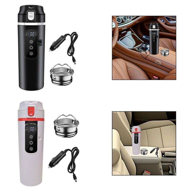 12V 24V Car Kettle Boiler Car Heated Mug for Family Cars Camping ...