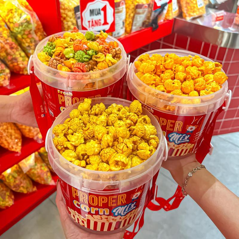 Bắp rang bơ Proper Cinema - Hộp Mix 4 vị phiên bản Đặc Biệt Snack ...