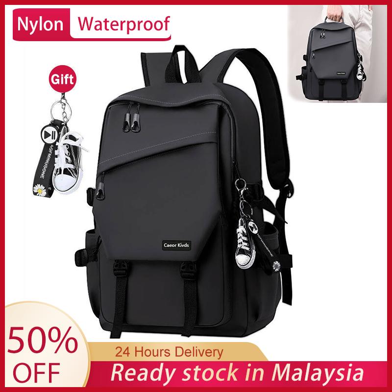 【Malaysia Stock】beg lelaki Travel Bagpack High School College - TikTok ...
