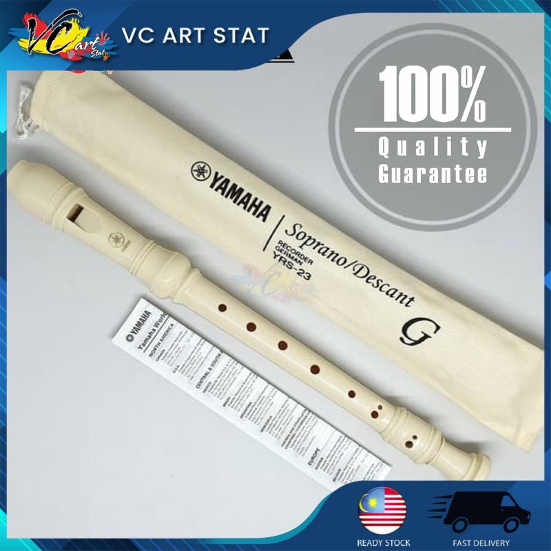 Yamaha Plastic Soprano Recorder YRS-23B Music Instrument Suling ...