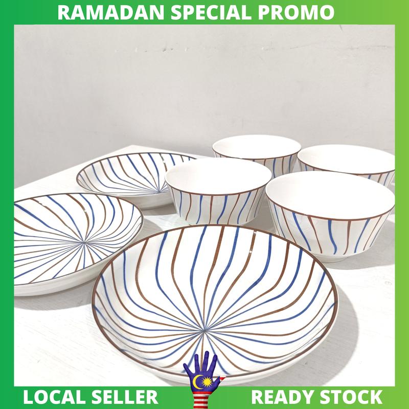 Ceramic Mangkuk Pinggan Special Promo Set Bowl Plate Set 007 - TikTok ...