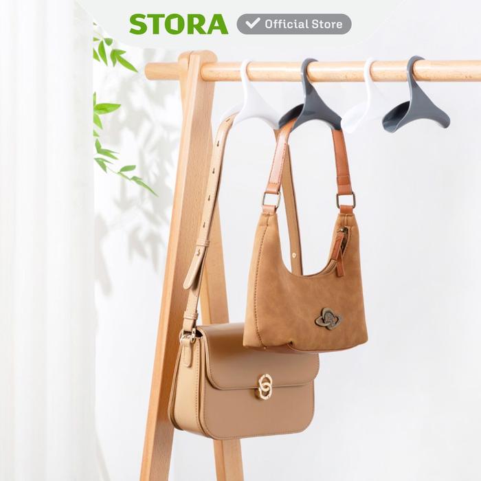 Jual Stora Set 2 Pcs Hanger Tas Plastik - Putih - Jakarta Pusat - STORA ...