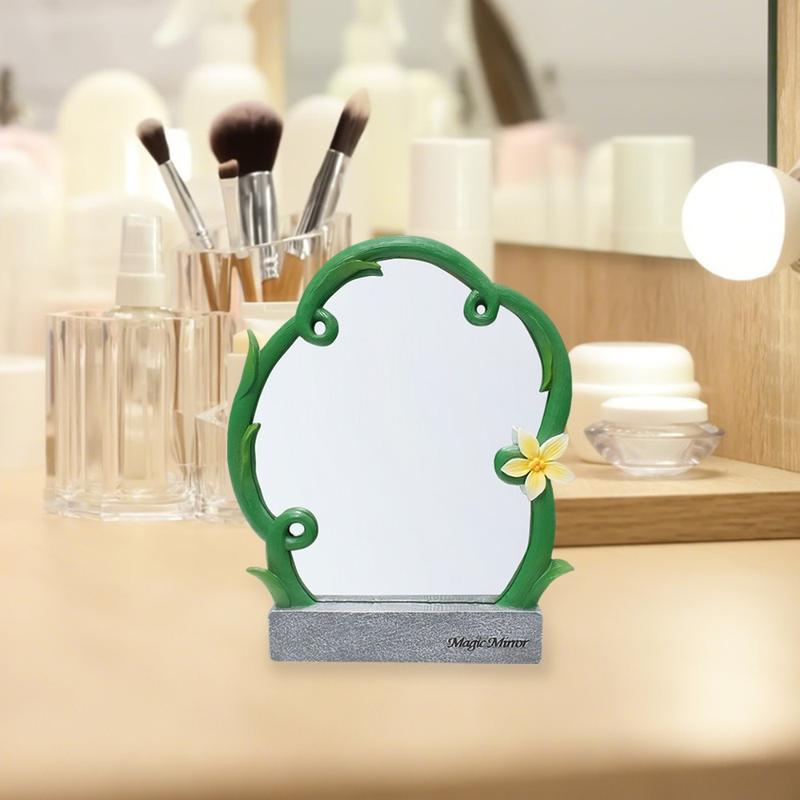 Elegant Portable Flower Vine Shaped Mirror High Clarity Durable ...