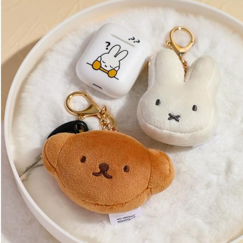 Cute Miffy Doll Doll Miffy Keychain Bag Pendant Small Ornament - TikTok ...