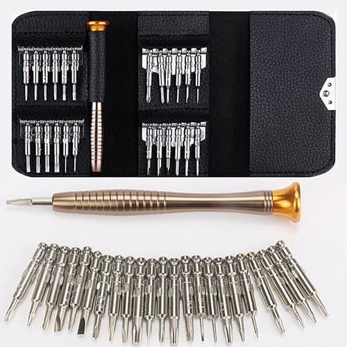 Jual Obeng Hp 1 Set Handphone Lengkap Bintang 5 Segi Enam 25in1 - Kota ...