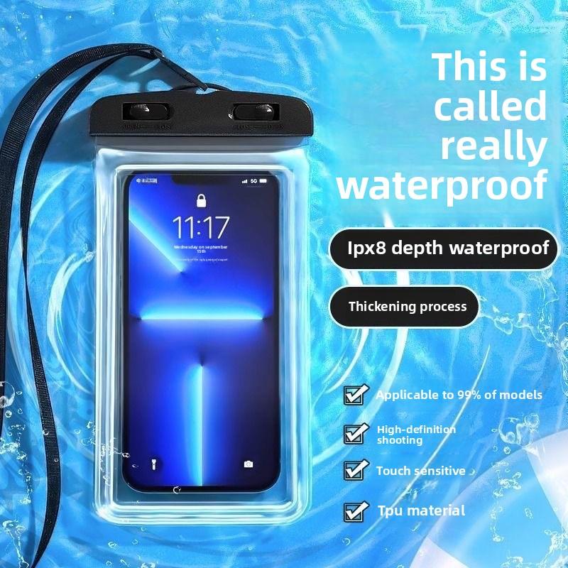 Mobile Phone Waterproof Bag Can Be Touchscreen Swimming Special Take ...