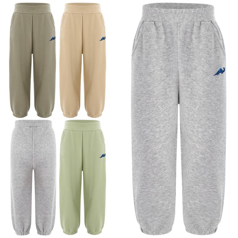 Kaerm Unisex Kids Girls Boys Sweatpants Elastic Waistband Dinosaur ...