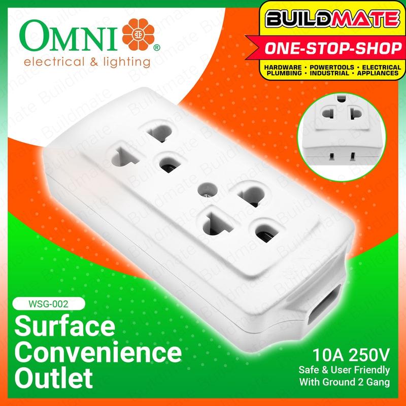OMNI Surface Convenience Outlet with Ground 2 Gang •BUILDMATE• - TikTok ...