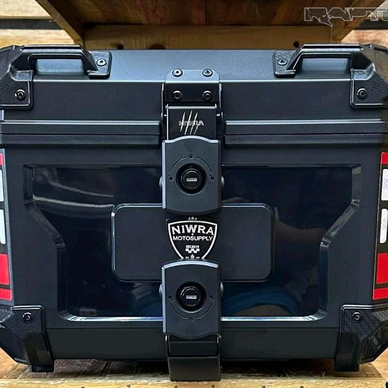 NIWRA raptor hardplastic topbox high quality helmet top box - TikTok ...