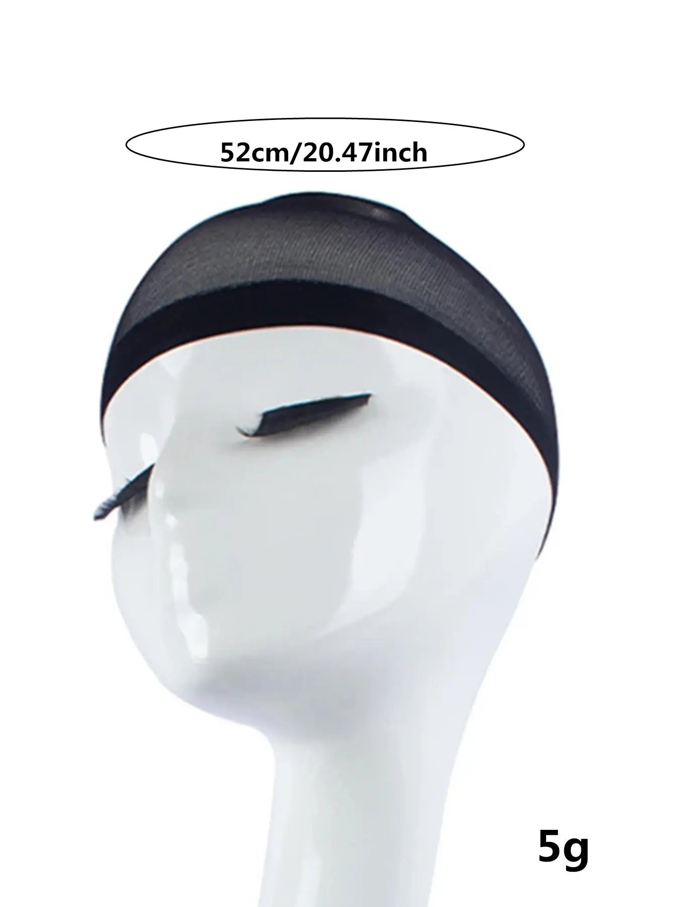 2pcs/pack Solid Color Wig Cap, Invisible Wig Cap, Hair Net For Wig Wear ...