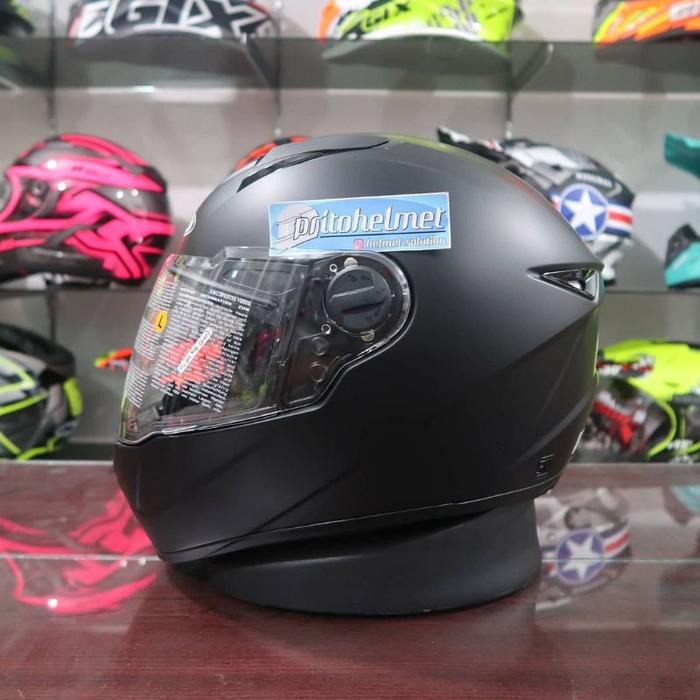 Jual Zeus 811 Black Matt / Dof Free Visor Dark - M - Kab. Sleman ...