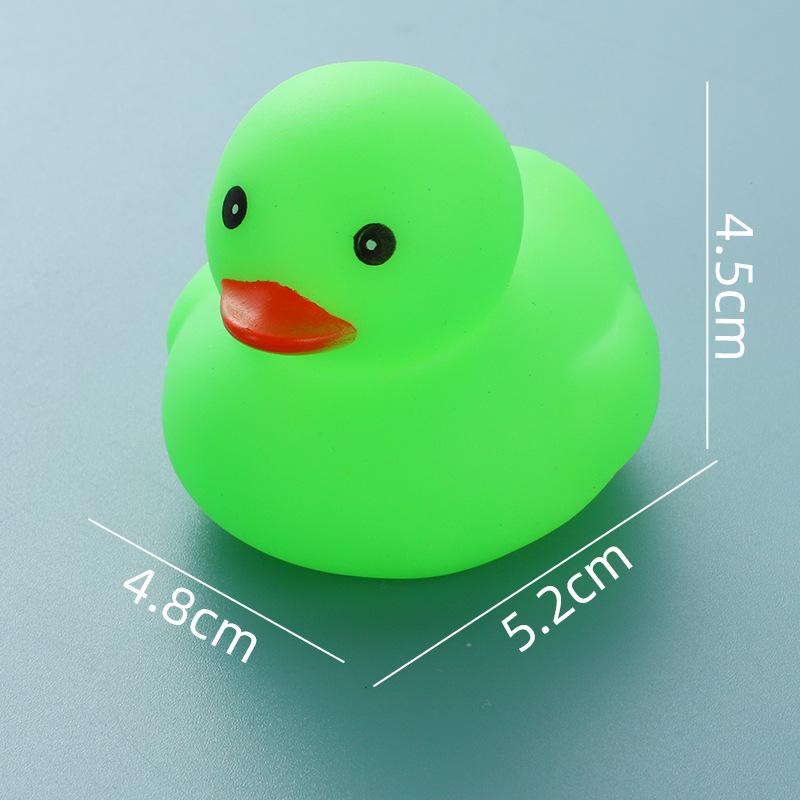 Cute Duck Baby Bath Toys Squeeze Animal Rubber Toy BB Duck Bathing ...