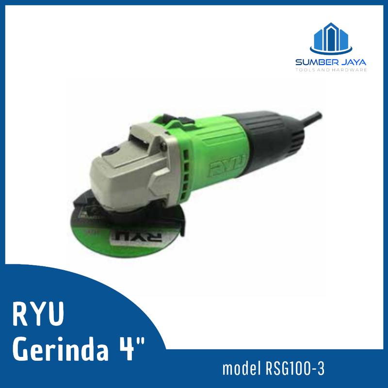 Mesin Gerinda Tangan RYU Angle Grinder 4" RSG100-3 - Shop | Tokopedia