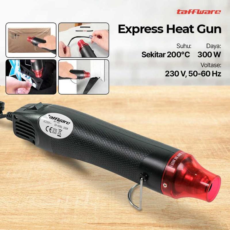 Taffware QST Express Heat Gun Hot Blower Vinyl 230V 300W - QST-220 ...