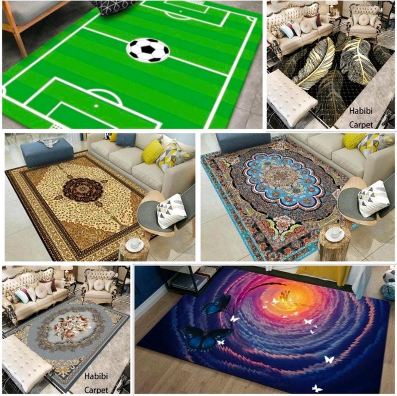 Size M (90x120cm) Carpet Viral Desain Baru Ready Stock for Home ...