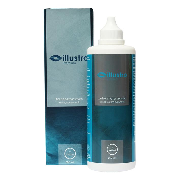Promo Illustro Premium Solution 350 ML Cairan Pembersih Lensa Kontak ...