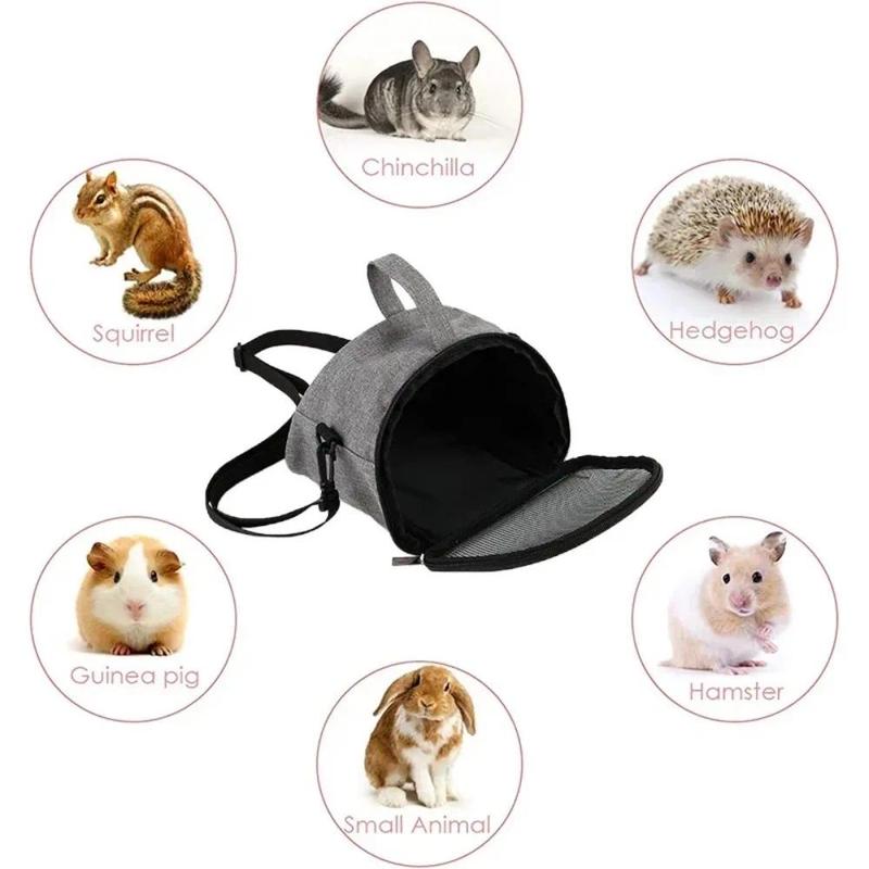 Hamster Pet Carrier Bag Durable Hamster Travel Cage Portable Breathable ...