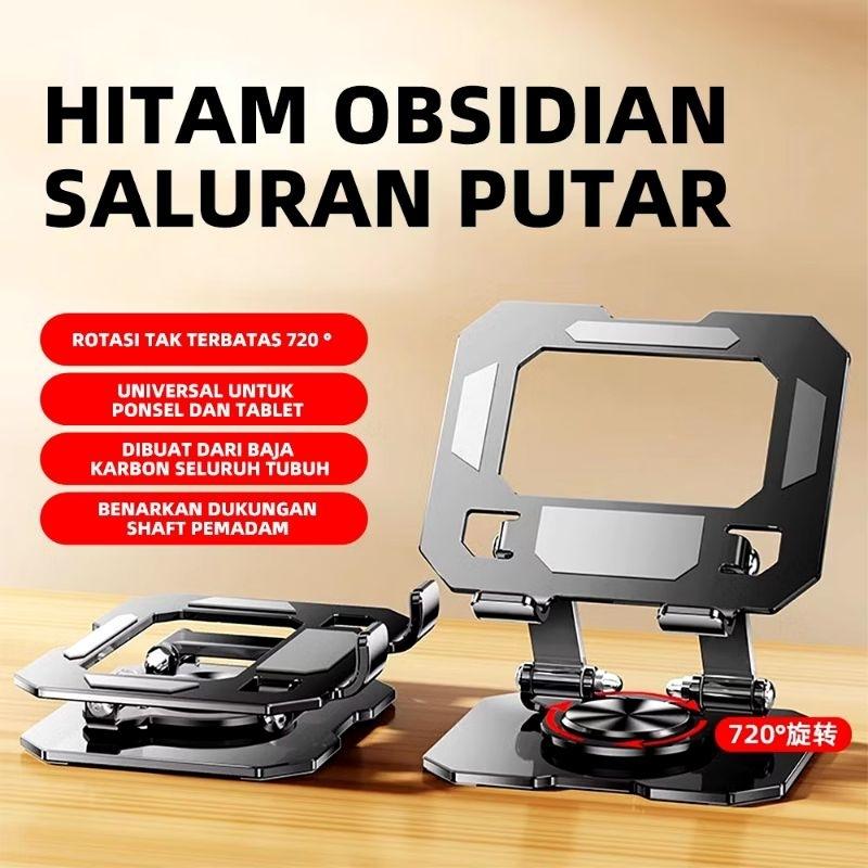 Holder Tablet Full Besi Aluminium Metal Putar 360 Rotasi Dudukan ...