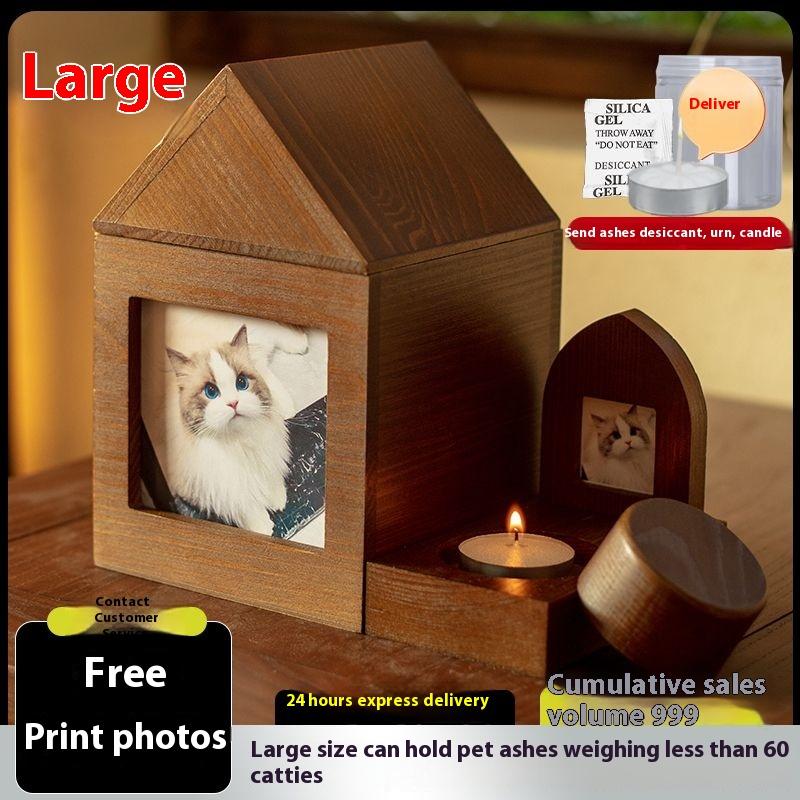 [Original Design] Pet Funeral Urn Boxes Small House Commemorative ...