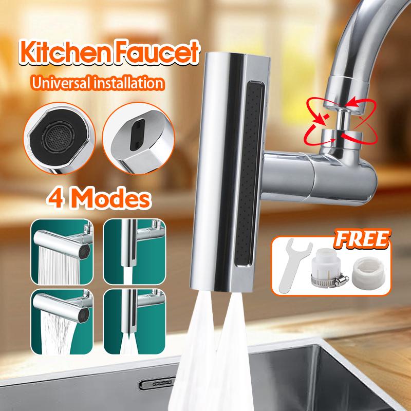 Multi-functional Waterfall Faucet 360° Rotatable Kitchen Sin - TikTok ...