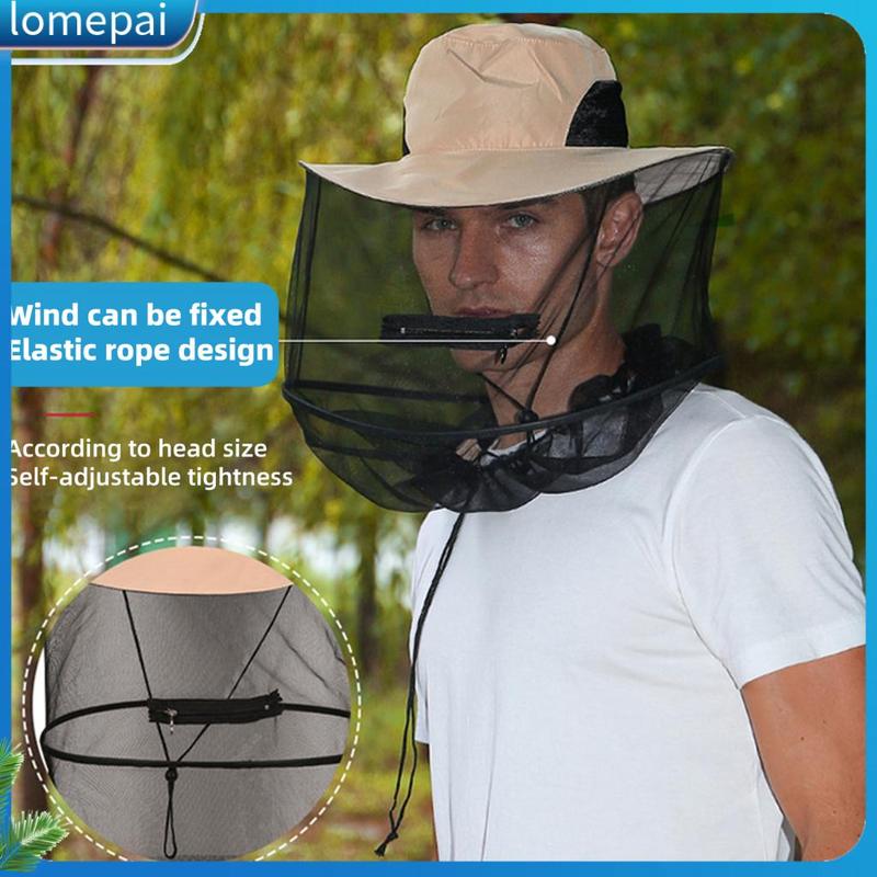 lomepai- Gnats-proof Fishing Hat Fishing Hat with Gnats Protection ...