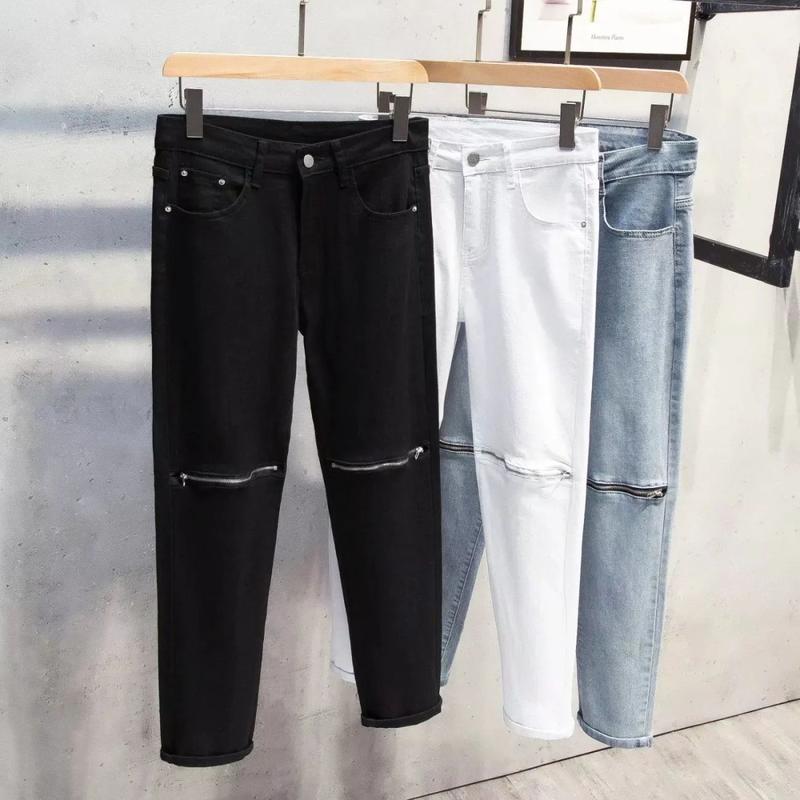 Seluar Jeans Zip, Gaya Selebriti Internet, Untuk Lelaki, Musim - TikTok ...