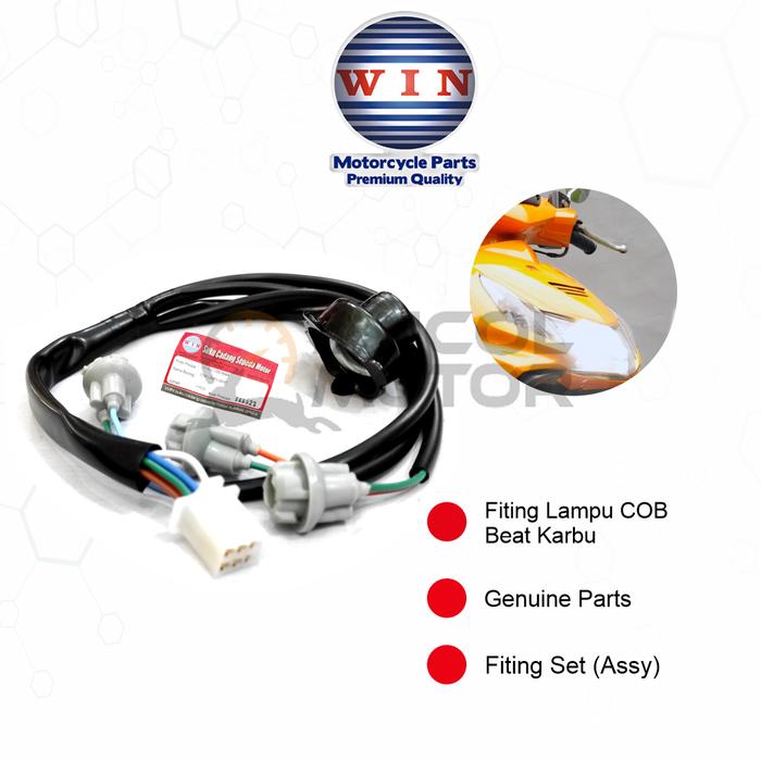 Jual Win Fitting Lampu Depan COB Beat Karbu Socket COP Soket Fiting ...