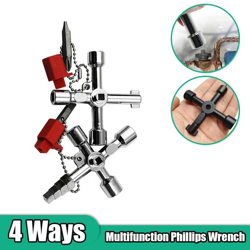 Multifunction Phillips Wrench 4 Ways Universal Internal Triangle ...