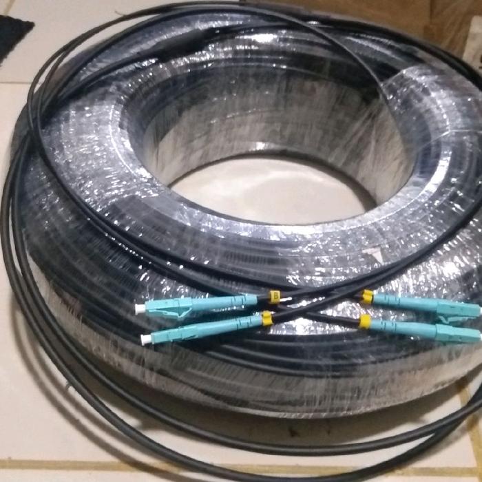 Jual Armored fiber optik 2 core multimode om3 300 meter LC to LC - Kota ...