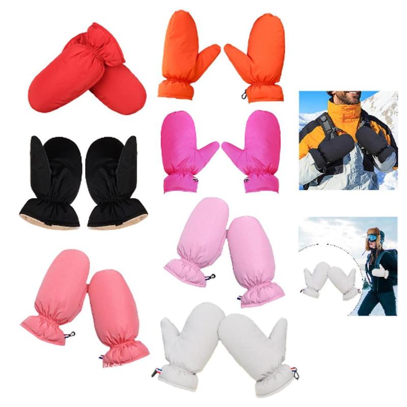 Down Mittens Snow Mittens Ski Gloves Winter Gloves for Running - TikTok ...