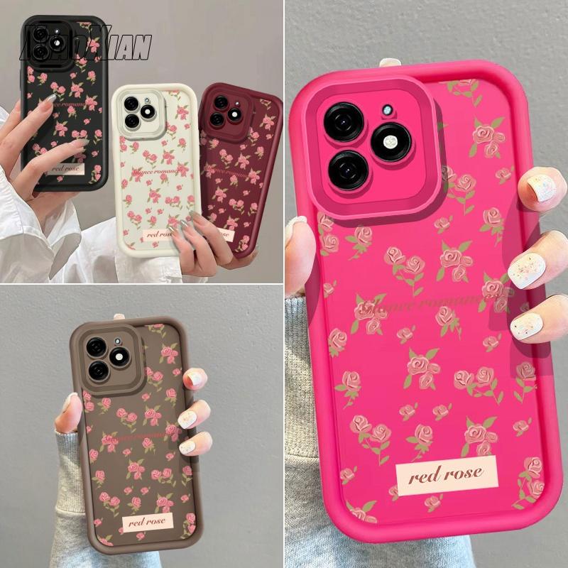 Sarung Sarung Telefon, Rekaan Mawar Merah Bunga, Serasi dengan - TikTok ...