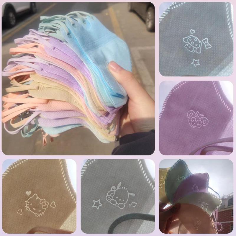 Ready 50pcs MIX COLOR Adult Duckbill Disposable Mask Face Mask - TikTok ...