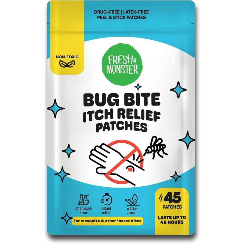 Bug Bite Itch Relief Patches - for Mosquito & Other Insect Bites ...
