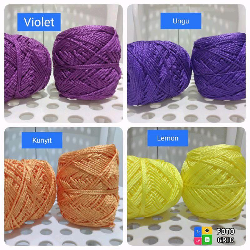 Benang Kait Poly,Polyester Crochet Yarn - TikTok Shop Malaysia
