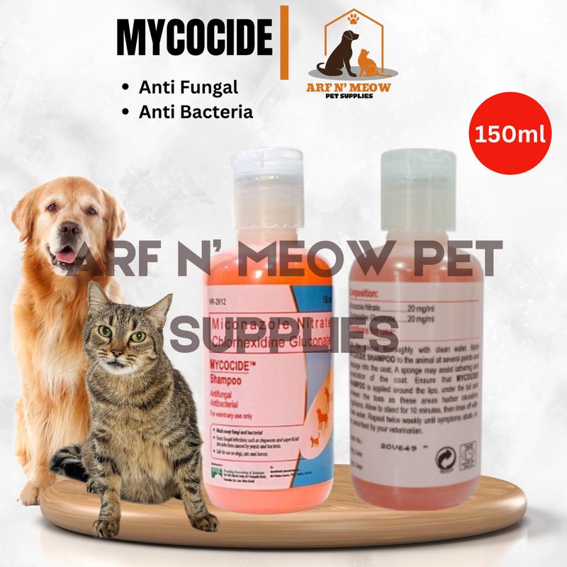 All Stages 150ml Mycocide Shampoo Anti Fleas and Tick Veterinarian ...