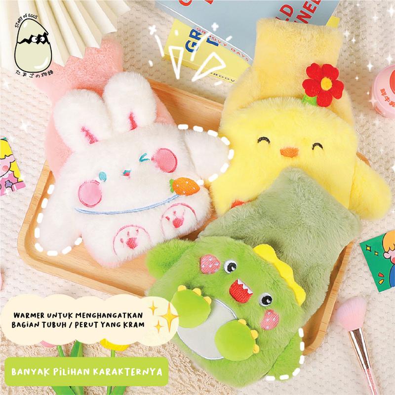 Fluffy Cute Aesthetic Heating Pad 500 ml Heat Botol Hot Wate - Shop ...