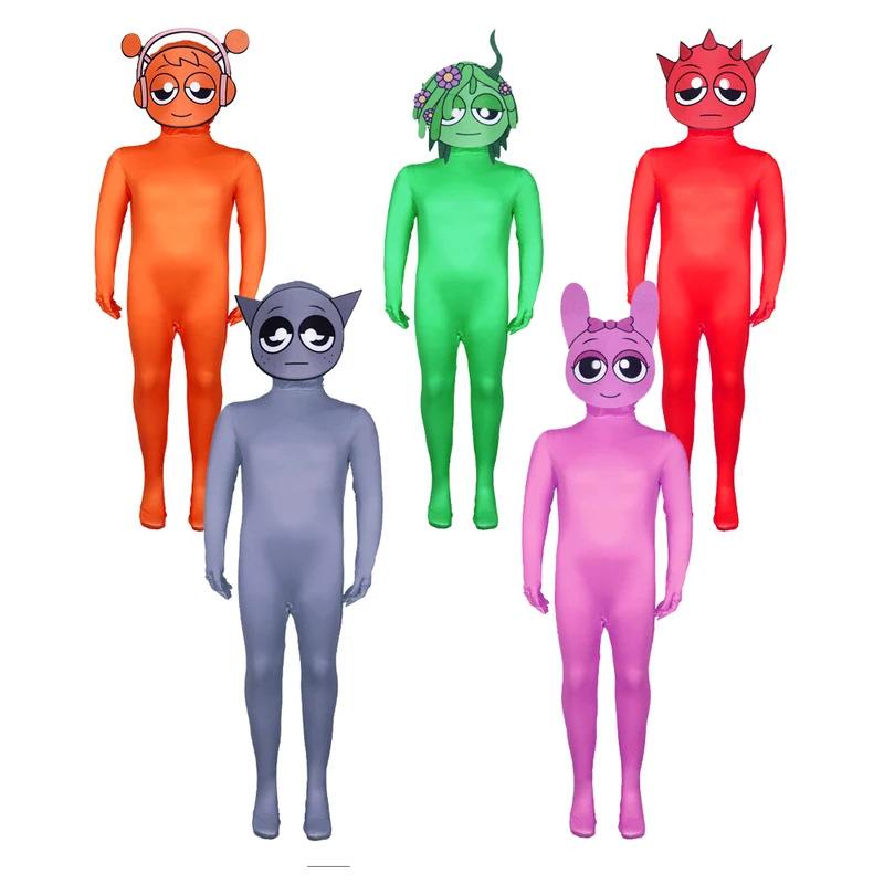 Sprunki Incredibox Cosplay Costume Kid Monster Horror Game Clothing ...