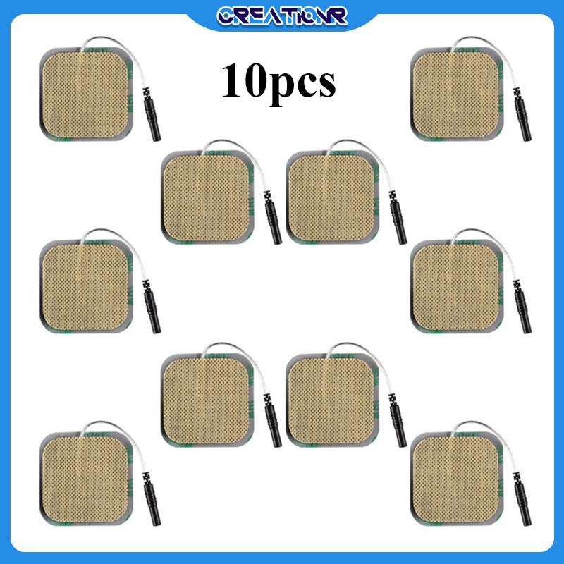 5x5cm/1,97x1,97inci 10pcs Pad Tens/pad Tens Fisioterapi/pad Elektroda ...