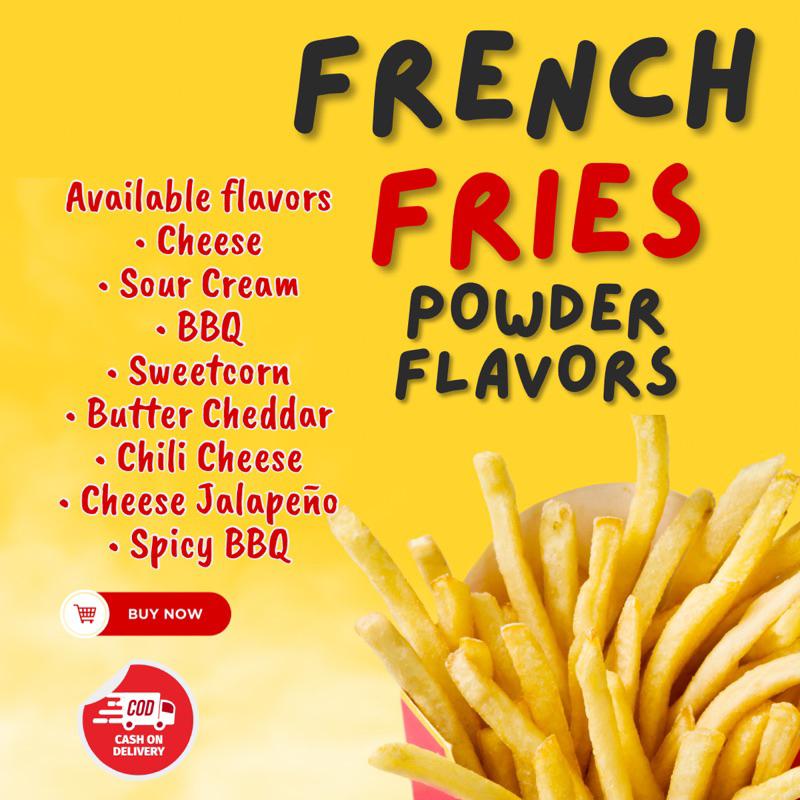 Premium Fries Flavors 250g and 1 kilogram per pack (choose variation ...