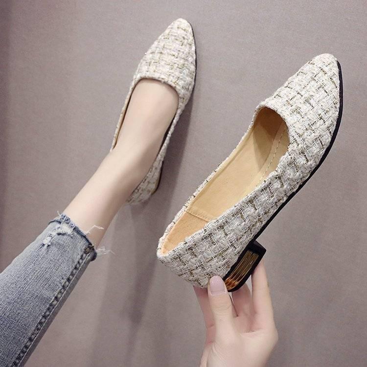Low-Cut Pumps Women's 2022 Spring and Summer New Flat All-Match ...