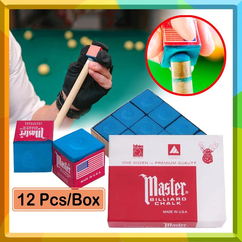 12Pcs Billiard Chalk Pool Chalk Cubes | Pool Table Accessories - TikTok ...