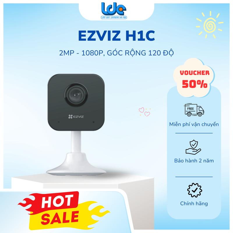 Camera Wifi Ezviz trong nhà H1C 2MP, đàm thoại 2 chiều, góc 120 ...