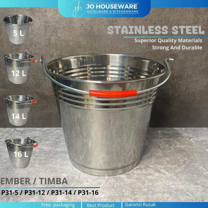 Promo Ember timba stainless steel siper tebal anti karat premium P31 ...