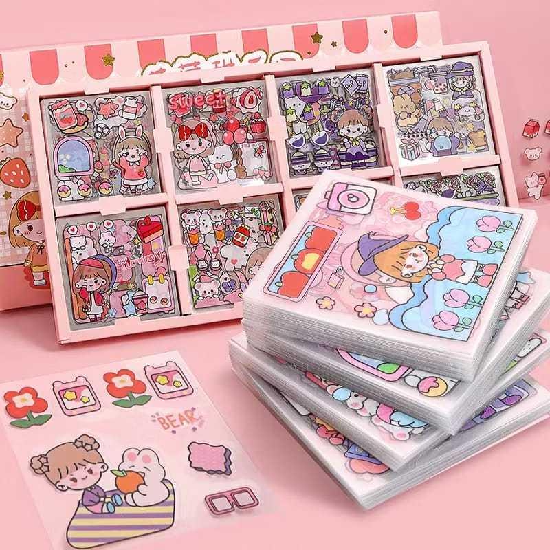 Sticker Momo Isi 200 Lembar Murah Stiker momo Waterproof Sticker Murah ...