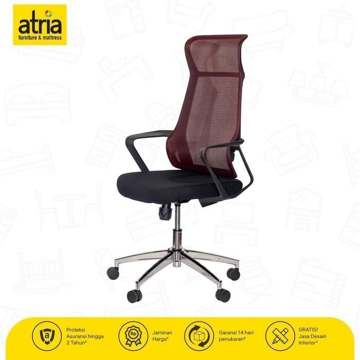 Kursi Kantor Atria Dexton High Chair Black - Shop | Tokopedia