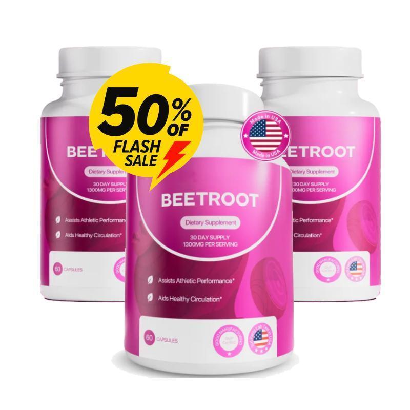 Organic total beet root powder extract Capsules supplement strong root vegetables for Heart ...