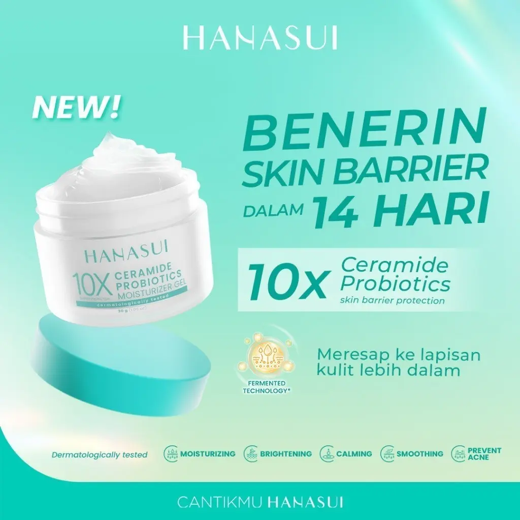 Hanasui Ceramide Probiotics Moisturizer Gel - Shop | Tokopedia