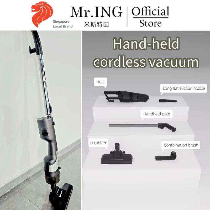 Hand-held cordless vacuum cleaner wired strong suction stick - TikTok ...