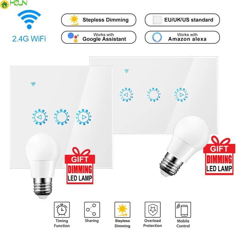 Led Dimmer 220V/110V Ewelink Wifi Dimmer Switch Smart Touch light ...